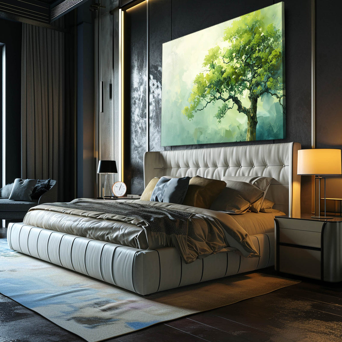 Émeraude Tableau Arbre | TableauDecoModerne®