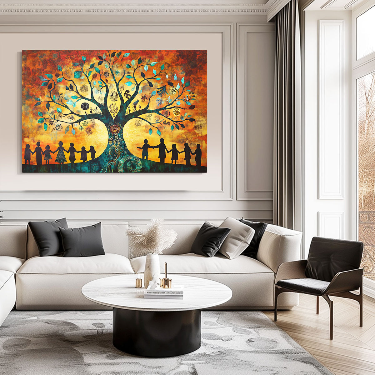 Famille Tableau Arbre De Vie | TableauDecoModerne®