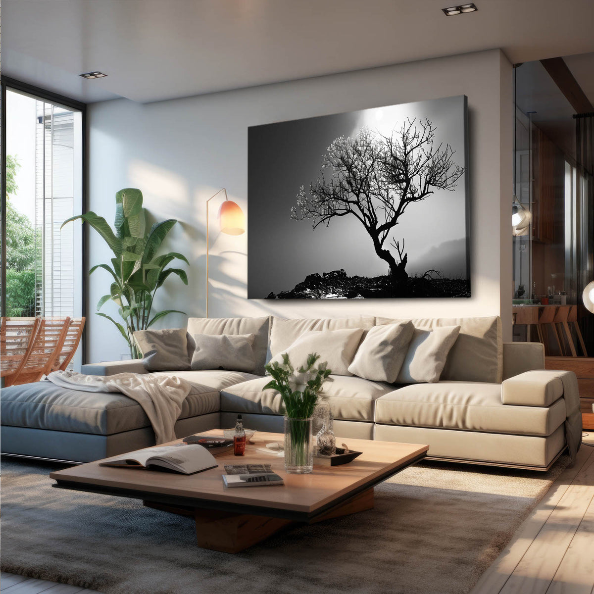Solitaire Tableau Arbre | TableauDecoModerne®