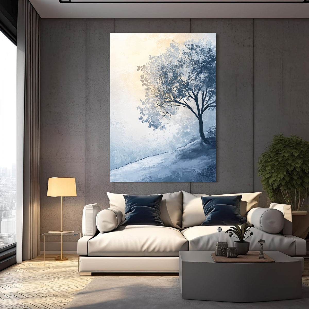 Tableau Arbre De Vie Bleu | TableauDecoModerne®