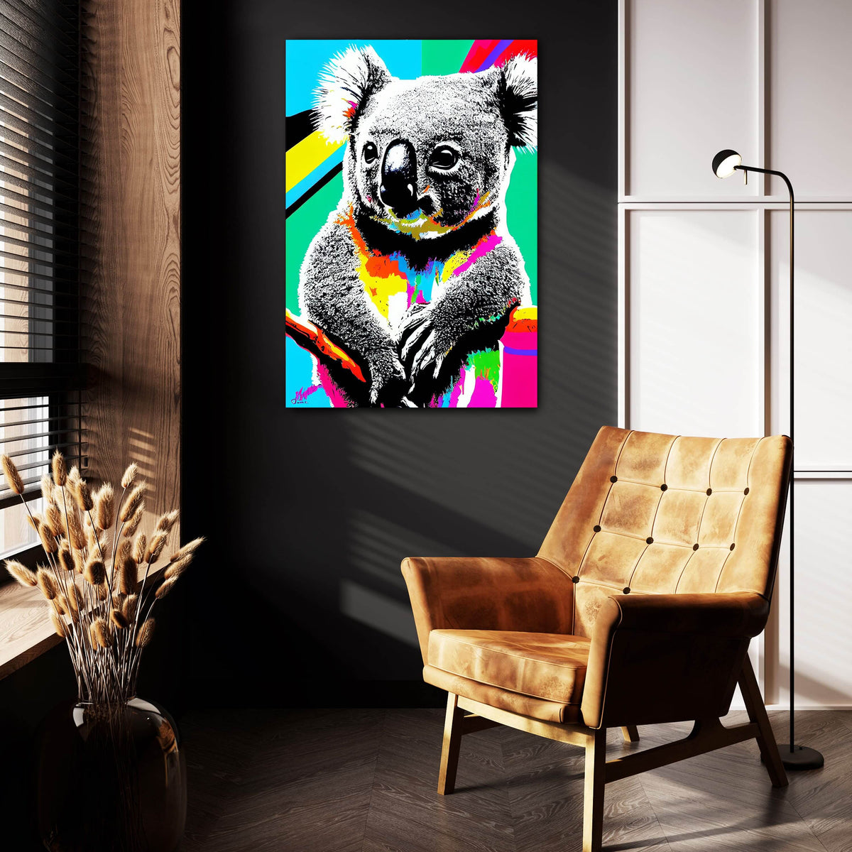 Pop Art Koala Painting | TableauDecoModerne®