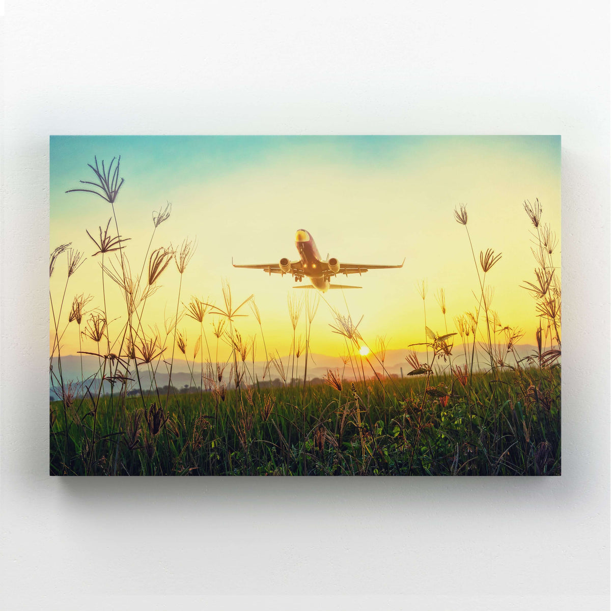 Airplane Landscape Painting | TableauDecoModerne®