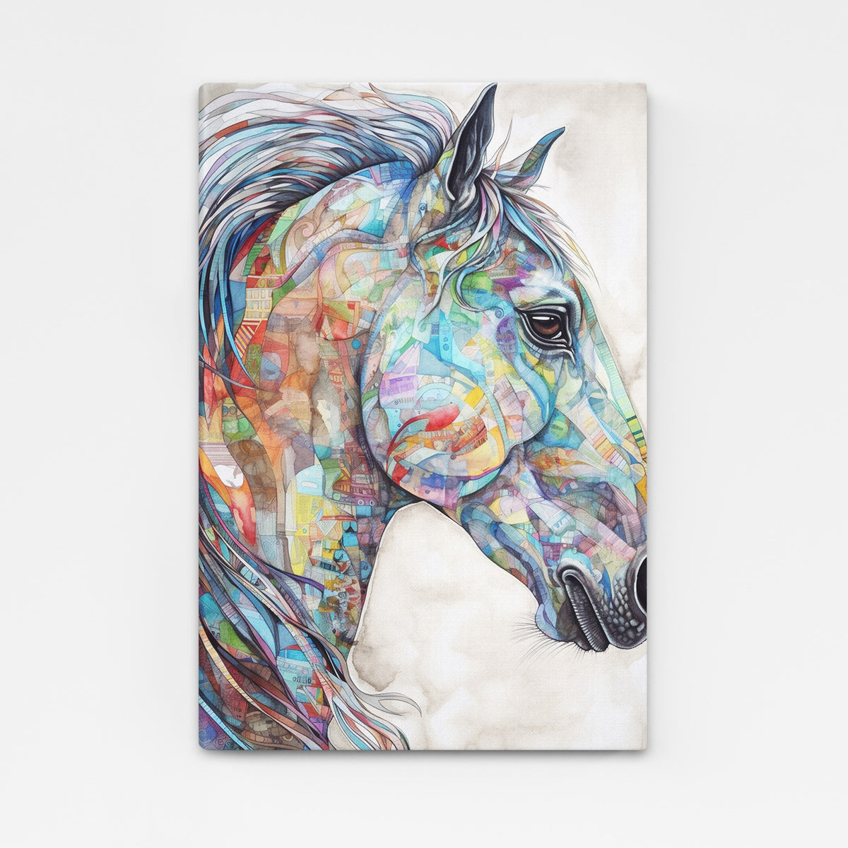 Tableau Cheval Coloré | TableauDecoModerne®