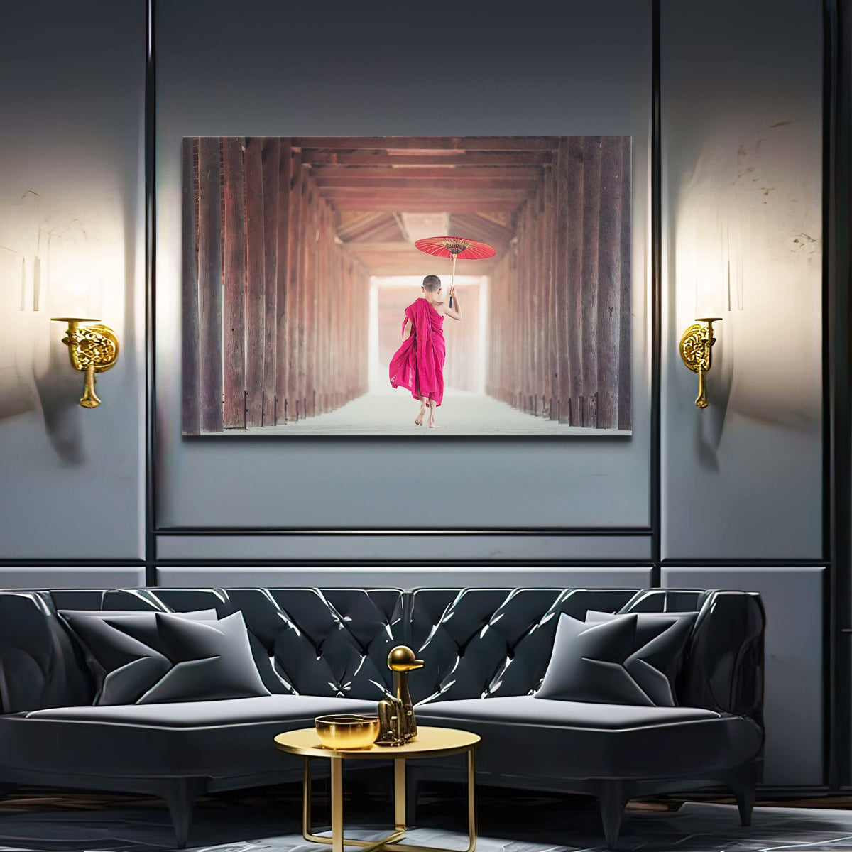 Tableau Enfant Moine | TableauDecoModerne®