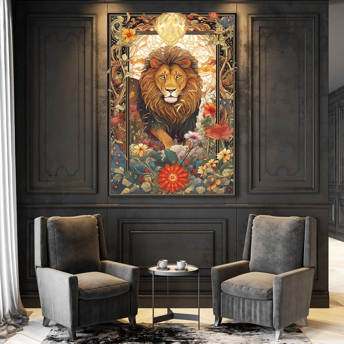 Lion Tarot Chart | TableauDecoModerne®