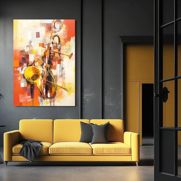 Tableau Musique Abstrait - Sublimez Votre Espace | TableauDecoModerne®