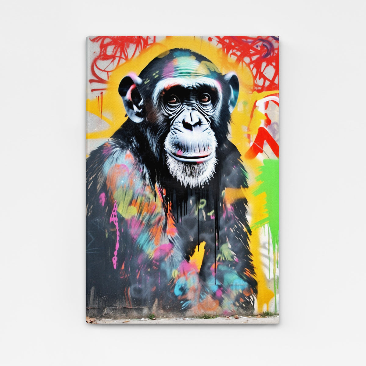 Color Monkey Painting | TableauDecoModerne®
