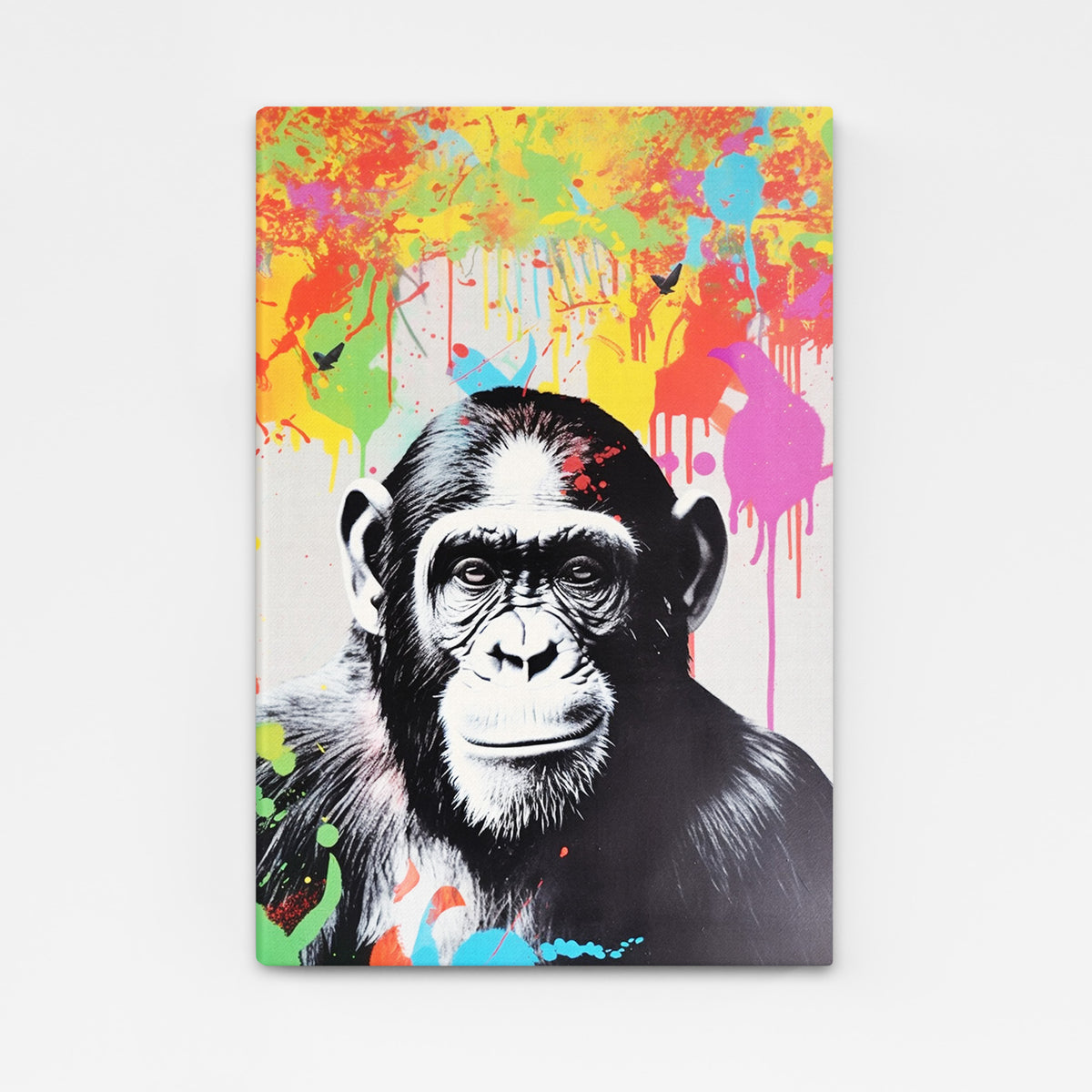 Multicolored Monkey Painting | TableauDecoModerne®