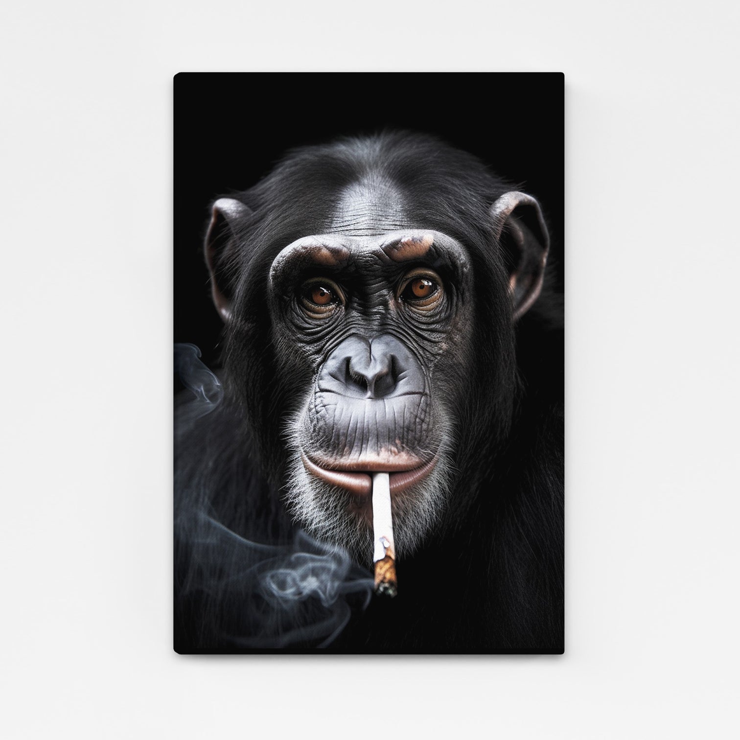 Tableau Singe Qui Fume | TableauDecoModerne®