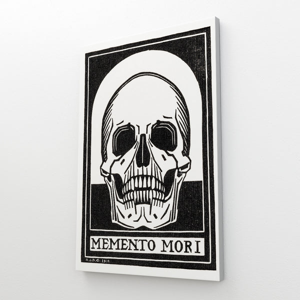 Tableau Tete de Mort Noir Et Blanc | TableauDecoModerne®