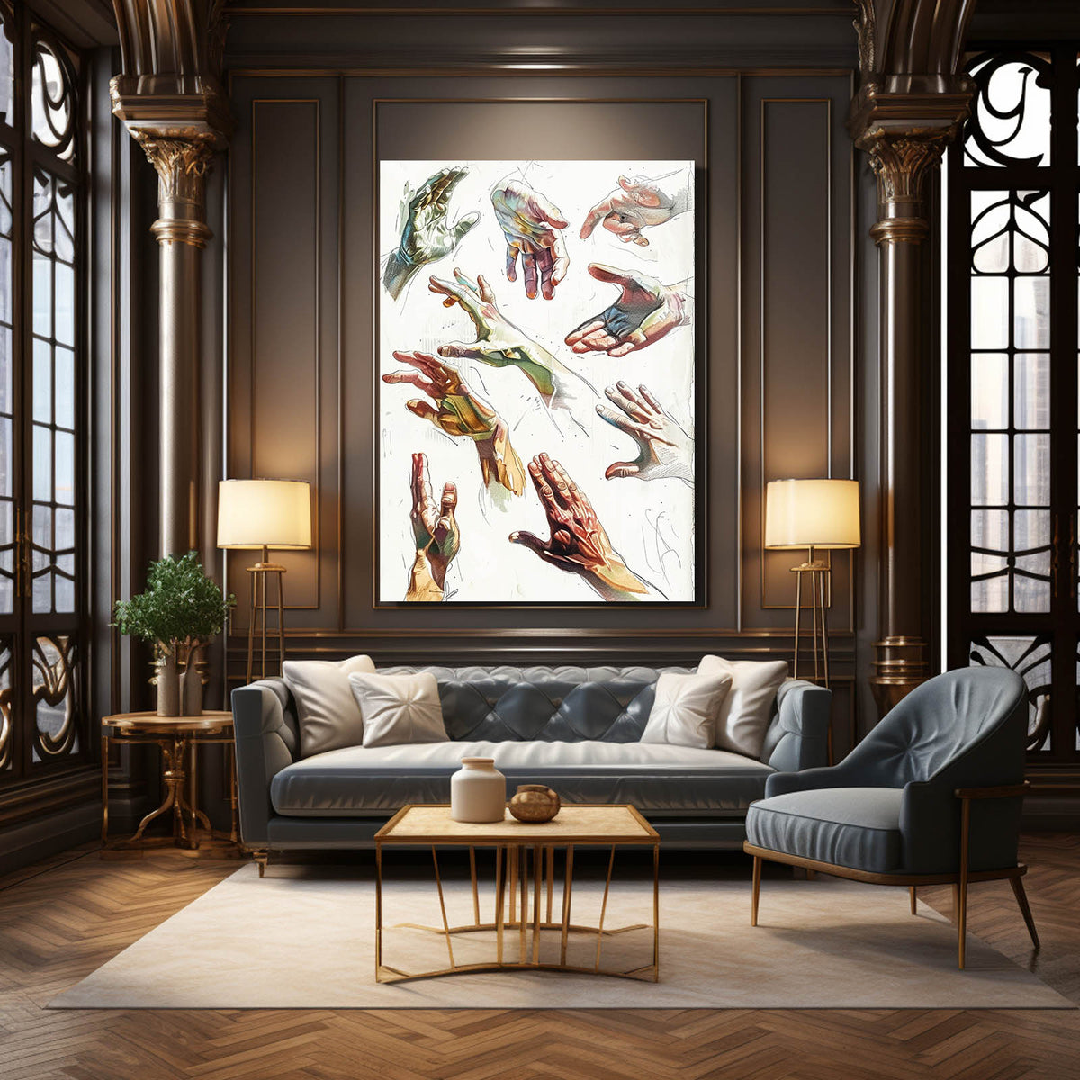 Tableau Main Diverses | TableauDecoModerne®