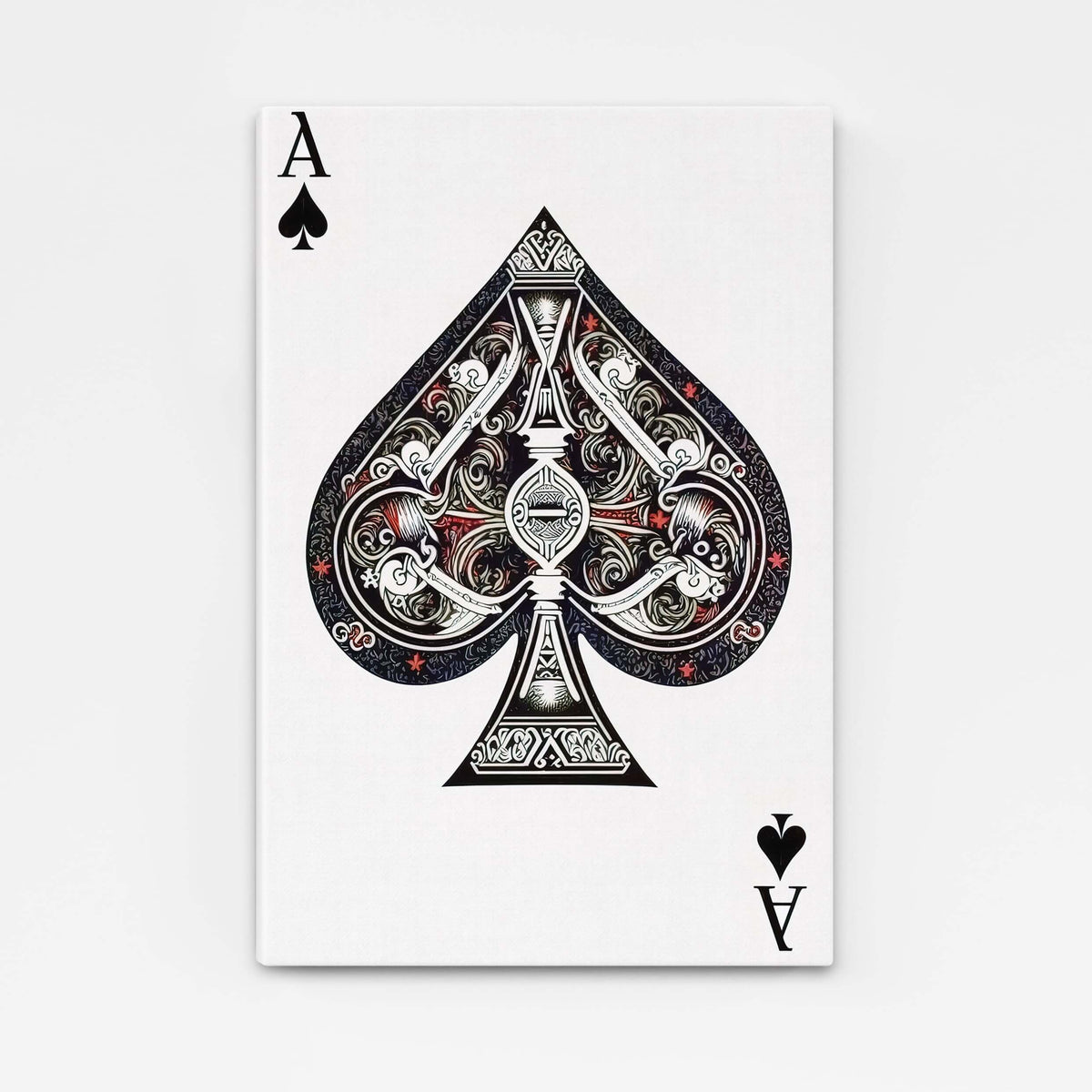 Tableau As de Pique Noir Et Blanc | TableauDecoModerne®
