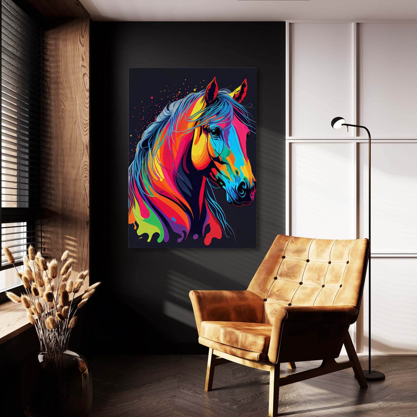Tableau Cheval Pop Art Moderne | TableauDecoModerne®