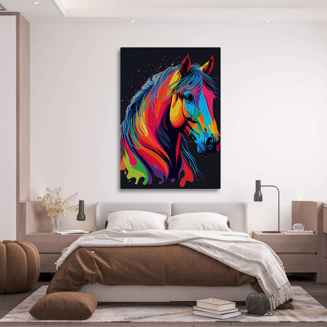 Tableau Cheval Pop Art Moderne | TableauDecoModerne®