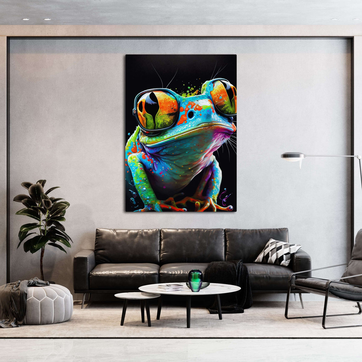 Pop Art Frog Painting | TableauDecoModerne®