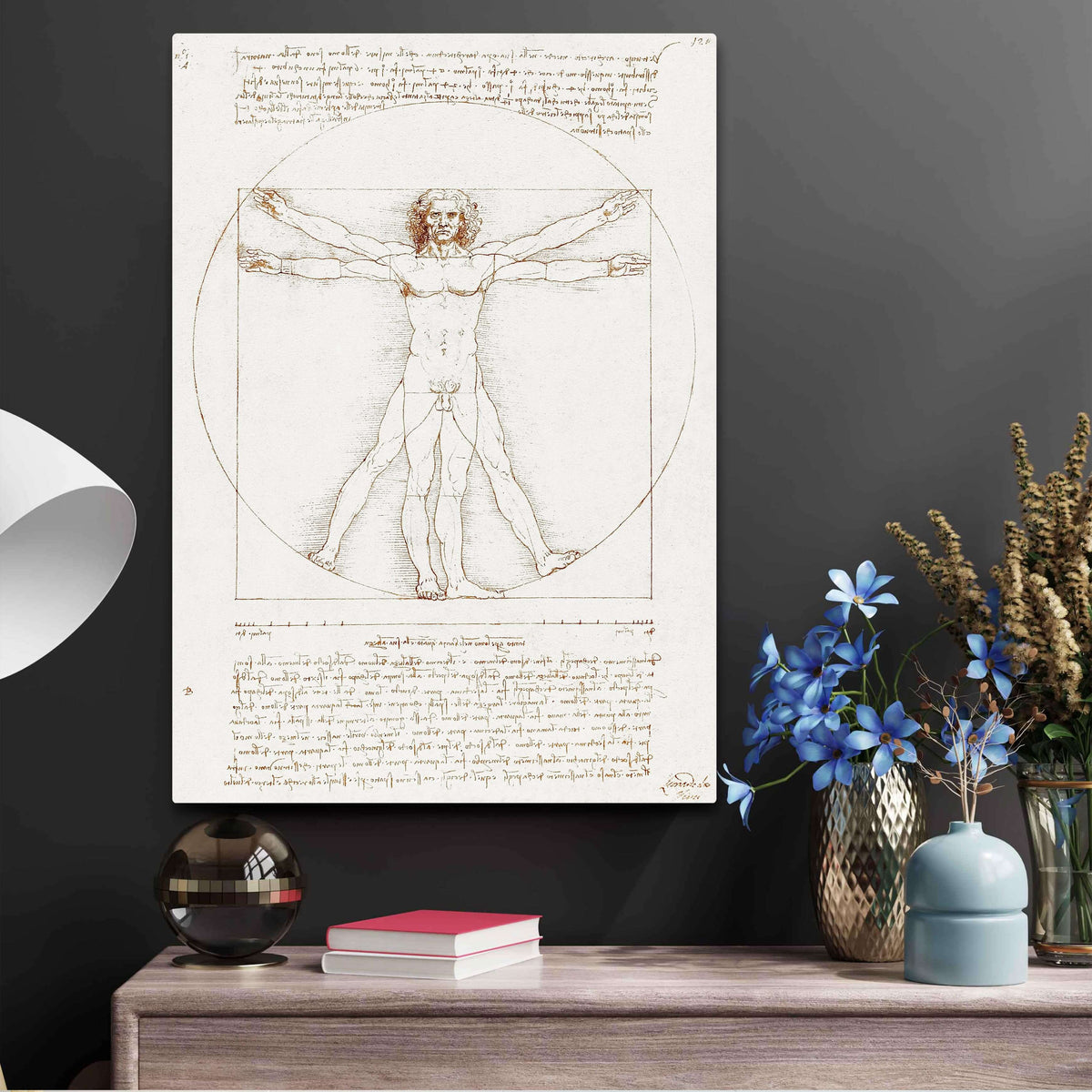 Vitruvian Man Painting | TableauDecoModerne®
