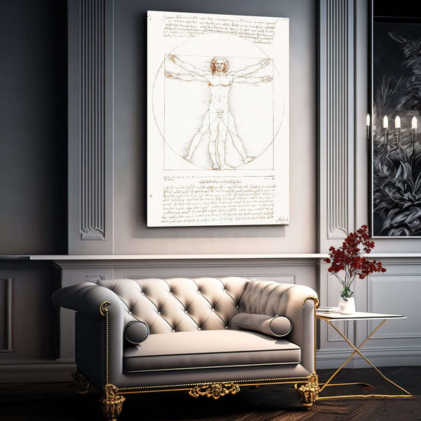Tableau Homme de Vitruve | TableauDecoModerne®