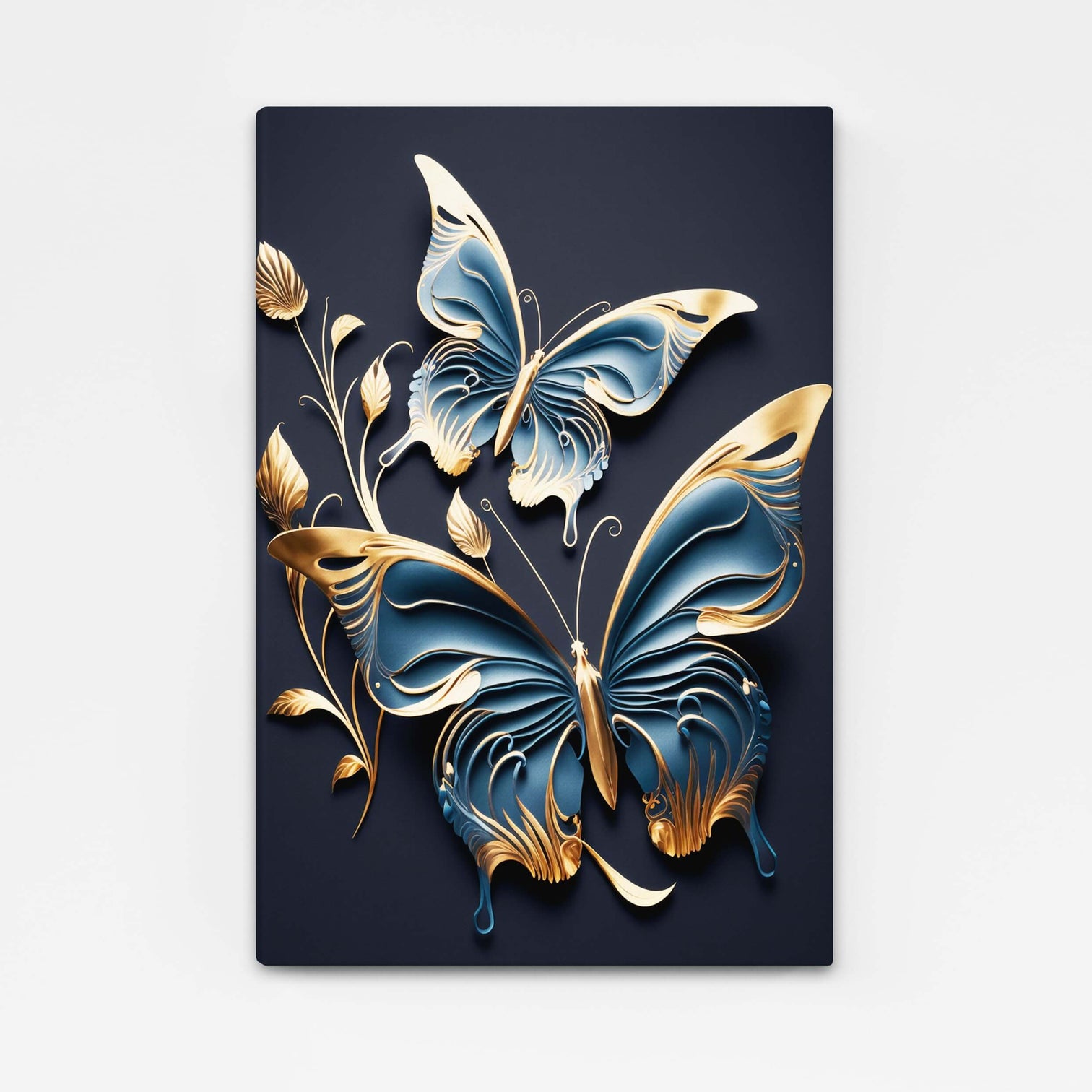 Tableau Papillon Doré | TableauDecoModerne®