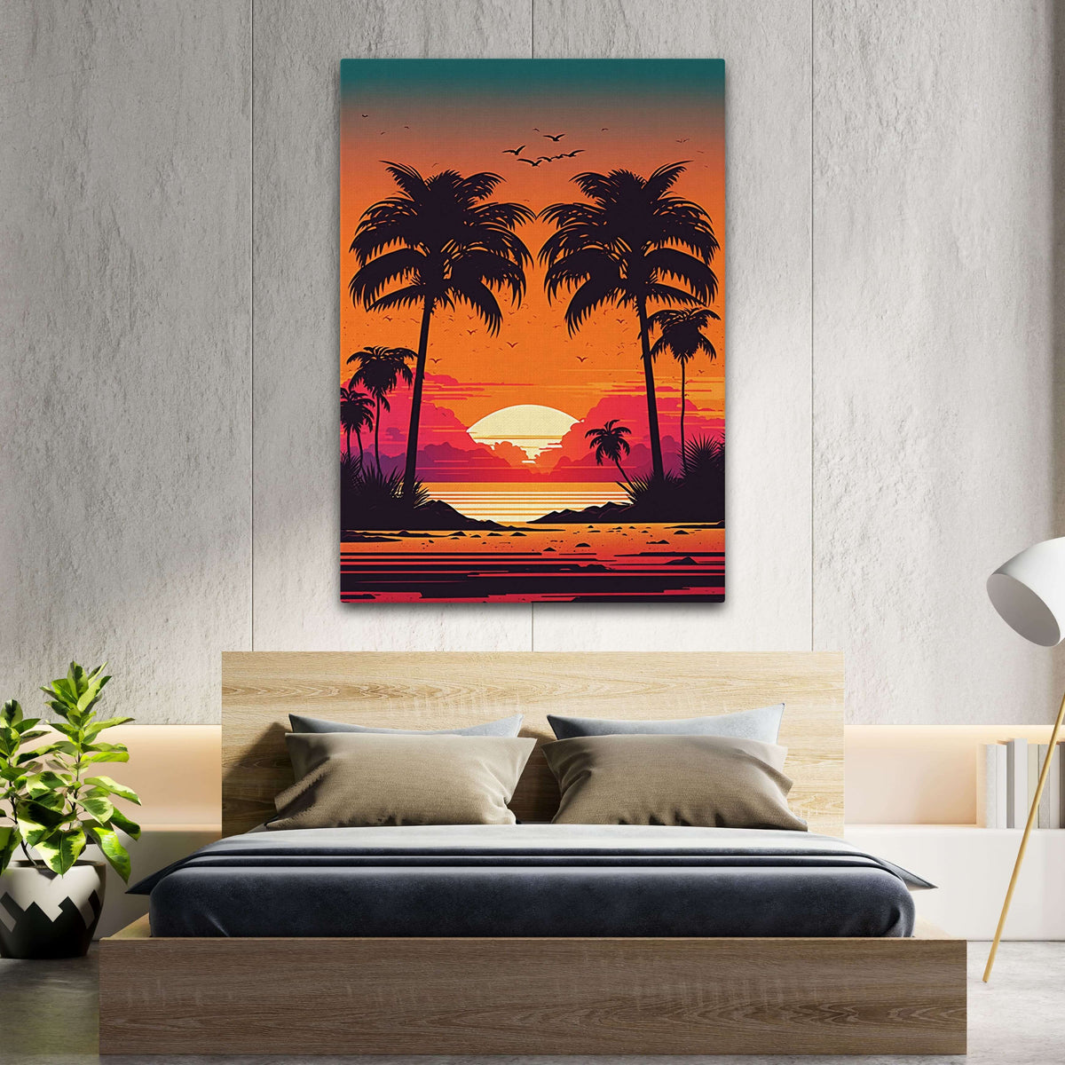 Tropical Landscape Painting | TableauDecoModerne®
