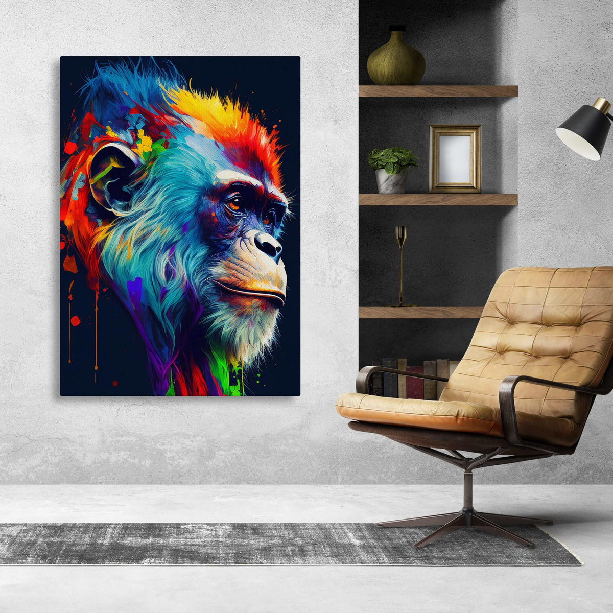 Tableau Pop Art Singe Cool | TableauDecoModerne®