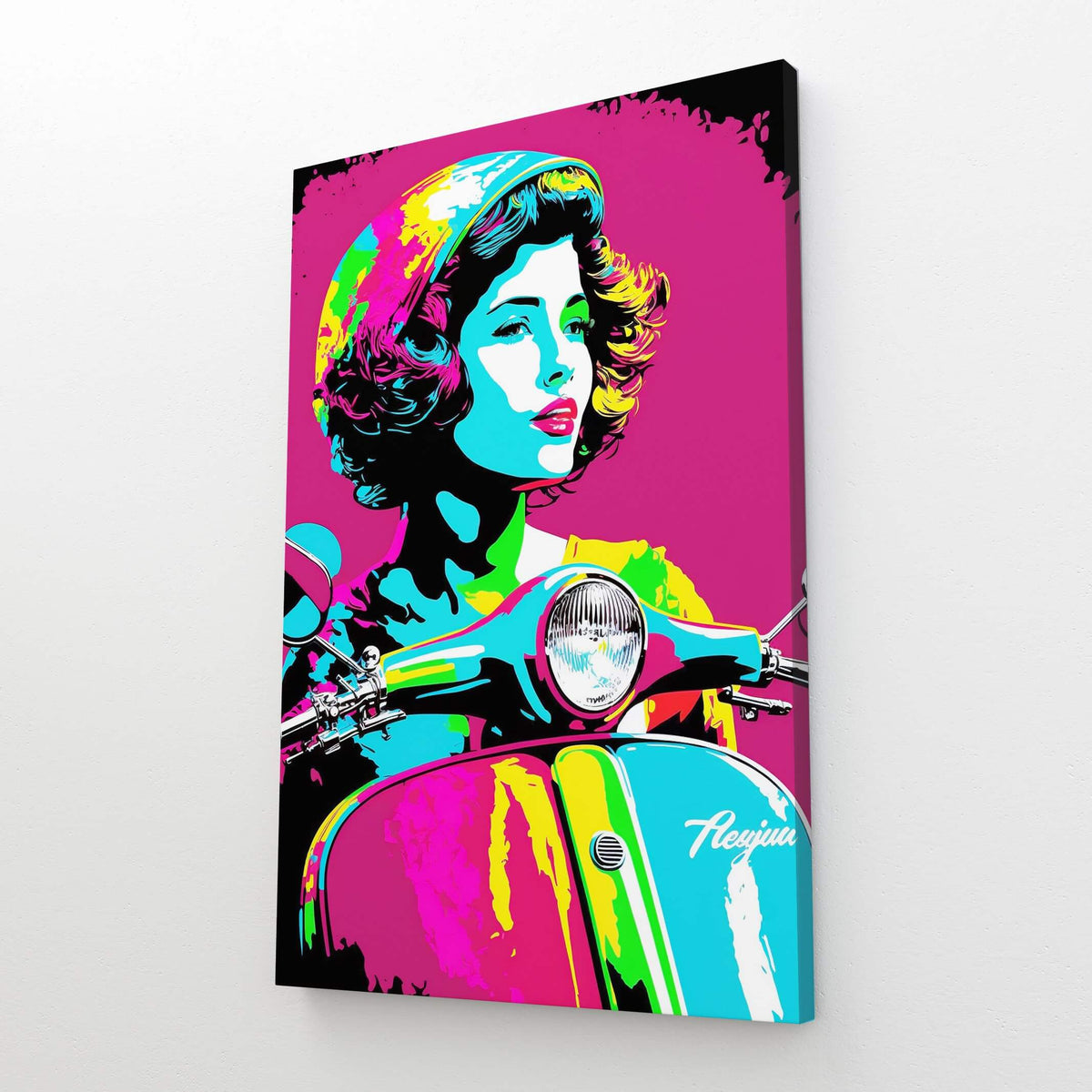 Vespa Pop Art Painting | TableauDecoModerne®