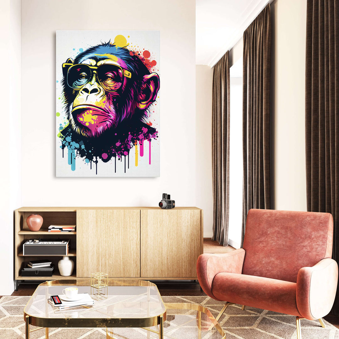 Tableau Singe Pop Art Moderne | TableauDecoModerne®