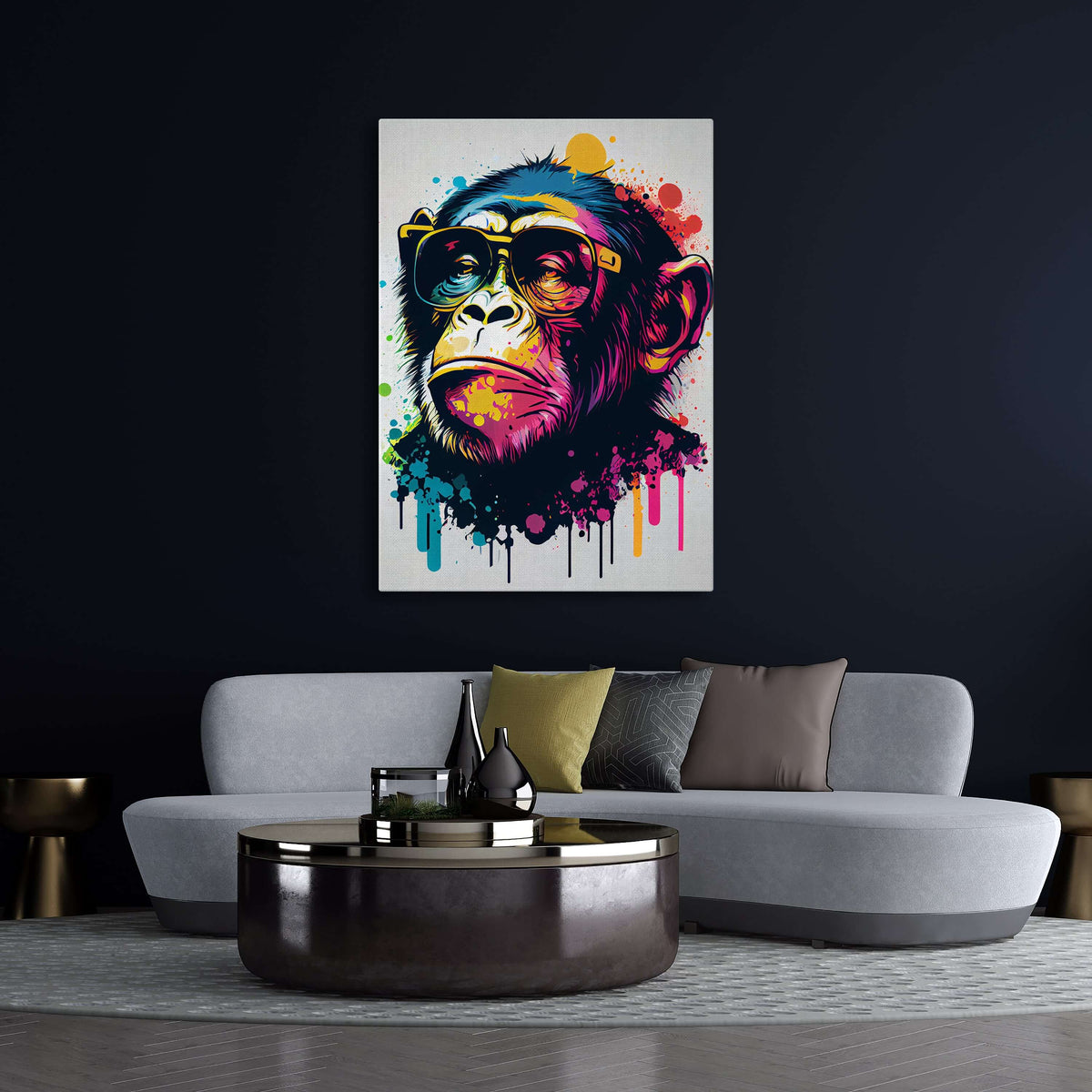 Tableau Singe Pop Art Moderne | TableauDecoModerne®