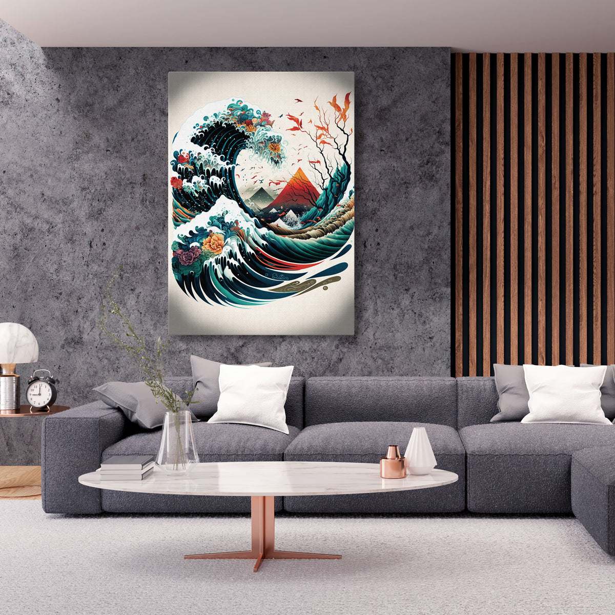Tableau Vague Japon | TableauDecoModerne®
