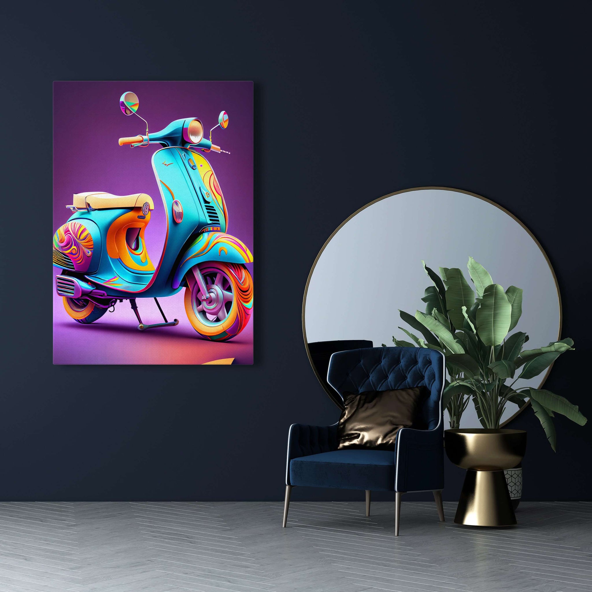 Tableau Vespa Pop Art | TableauDecoModerne®