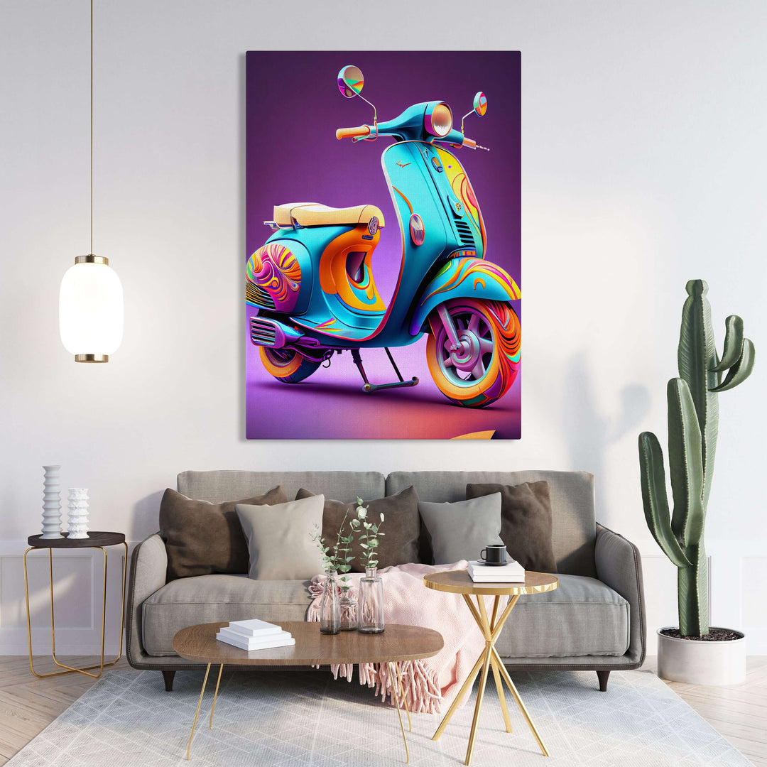 Tableau Vespa Pop Art | TableauDecoModerne®