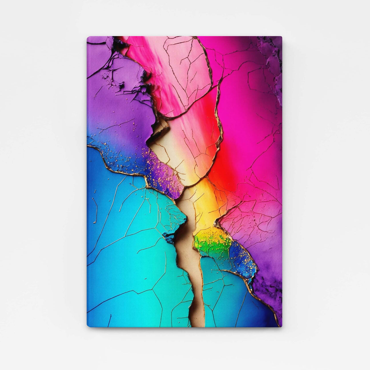 Tableau Violet Abstrait | TableauDecoModerne®