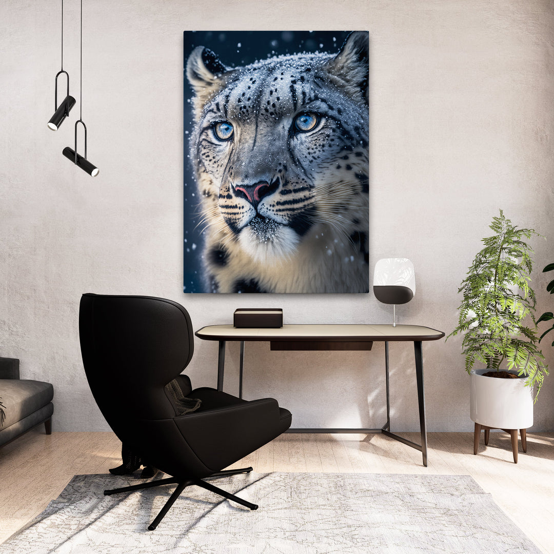 Tableau de Panthère des Neiges | TableauDecoModerne®