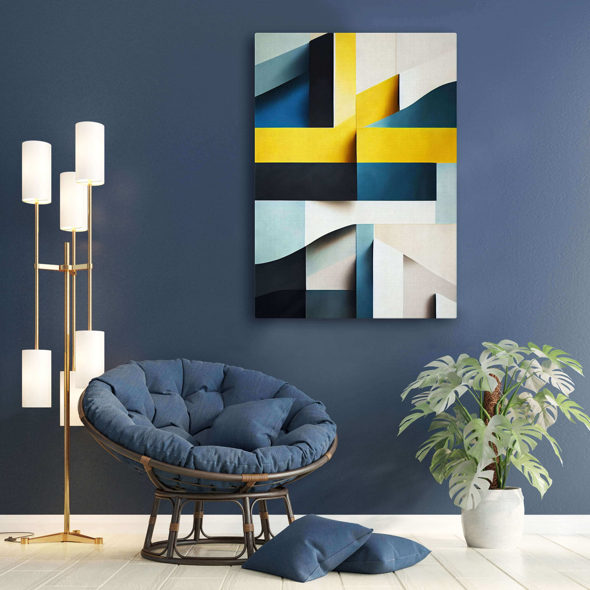 Tableau Geometrique Scandinave | TableauDecoModerne®