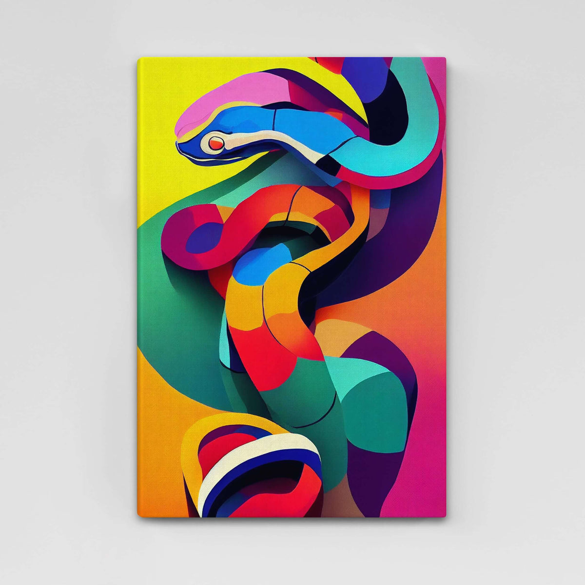 Pop Art Snake Painting | TableauDecoModerne®