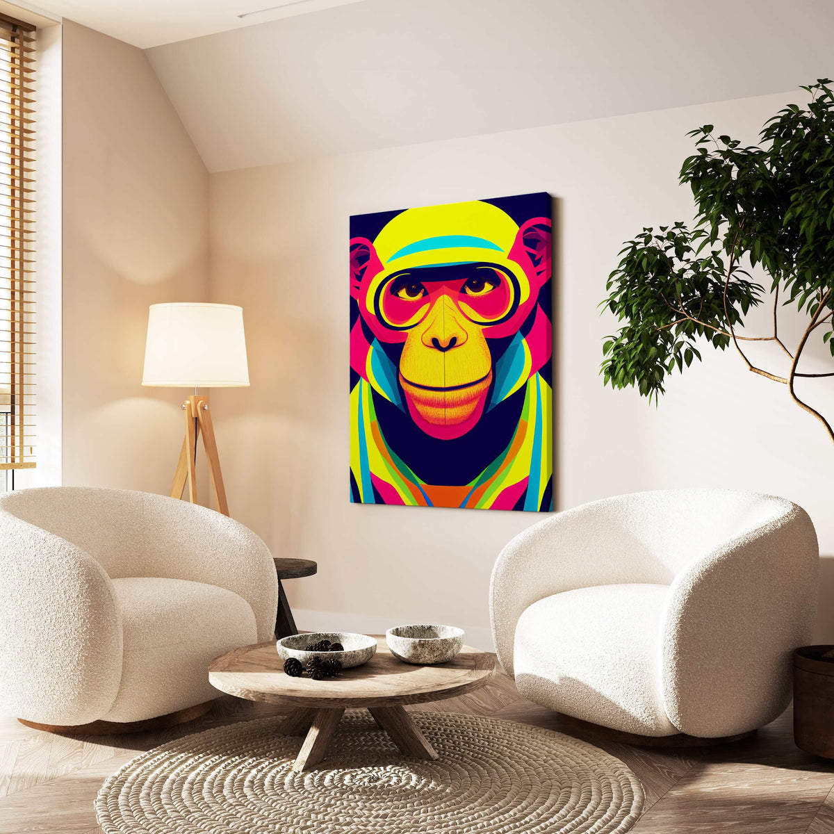 Tableau Pop Art Singe | TableauDecoModerne®