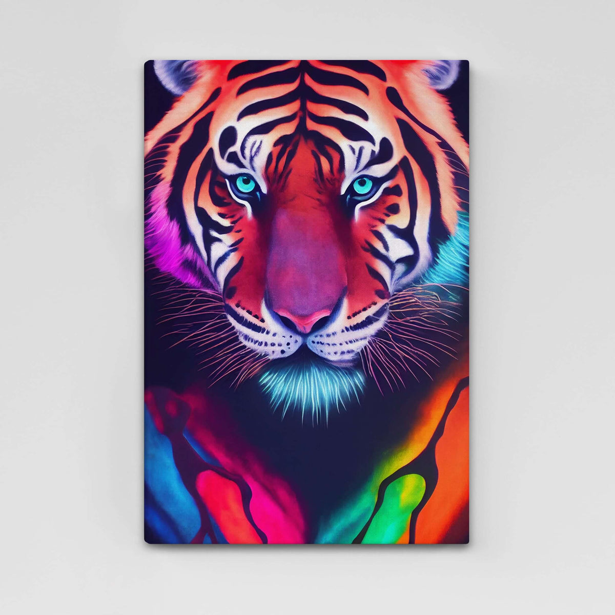 Pop Art Tiger Painting | TableauDecoModerne®